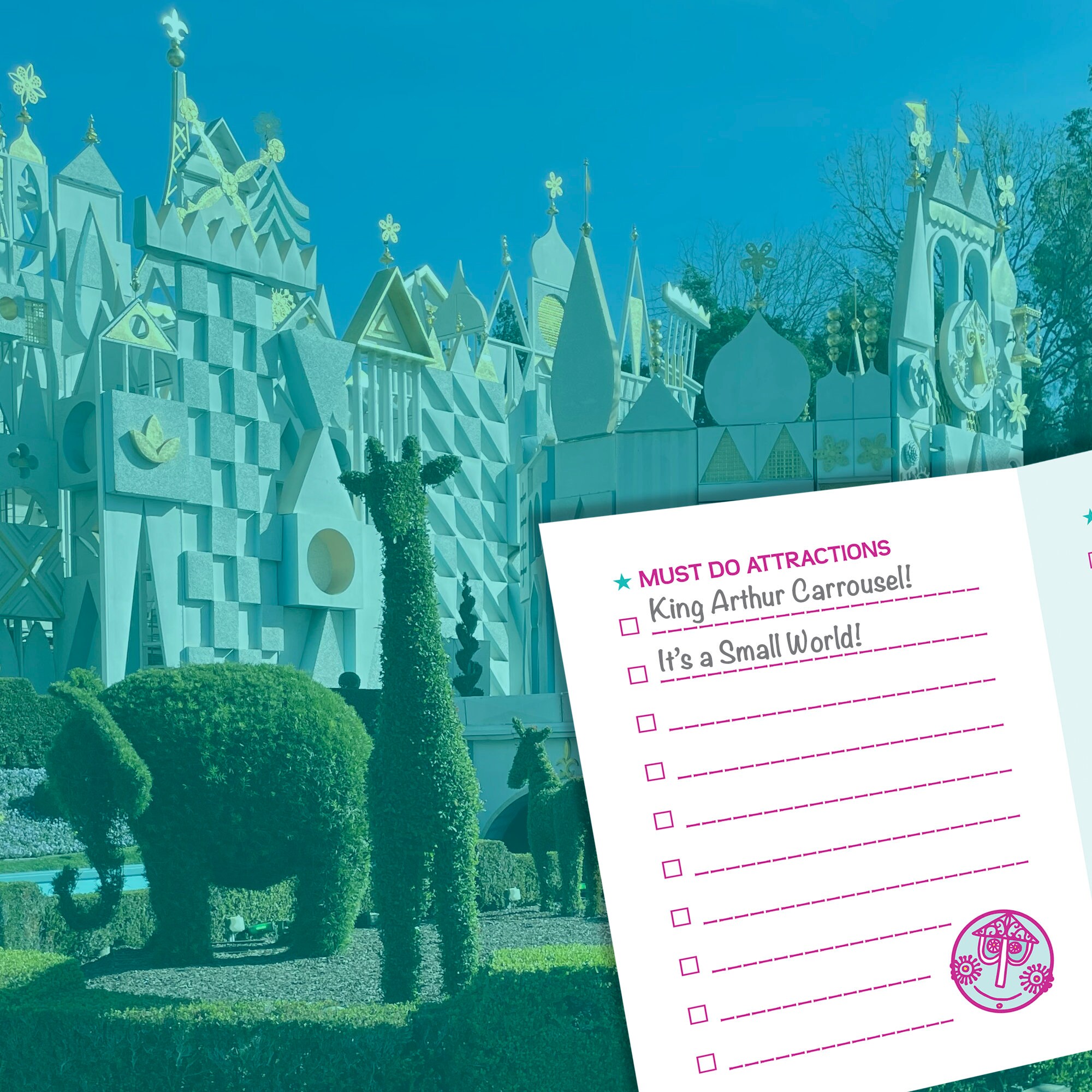 Disneyland Trip Planner: Printable Checklist & Travel Journal (PDF ...