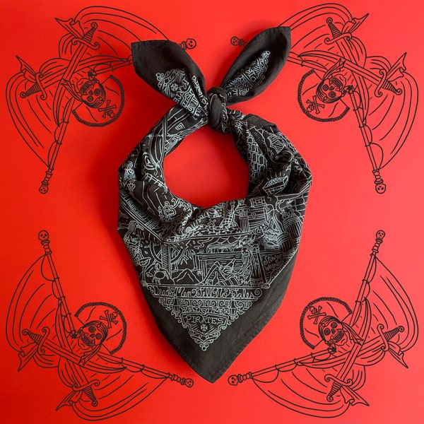 Pirate Hat Bandana - Etsy