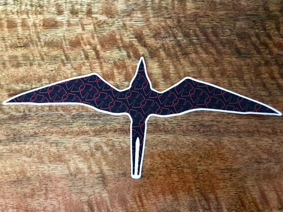 Ghost H 'iwa Red 11'' Sticker | Etsy