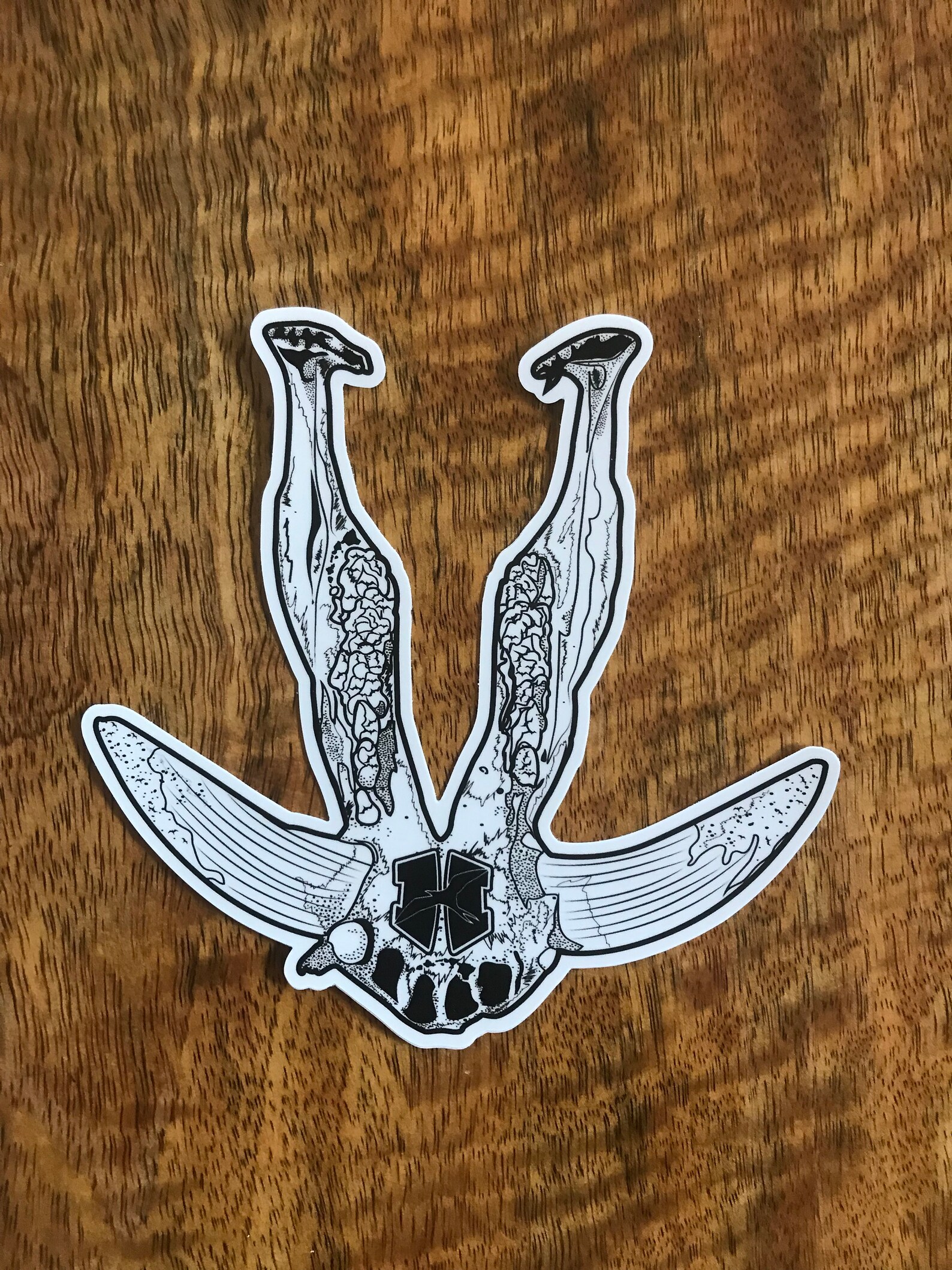 Mauka Pua'a Tusk 5.5'' Sticker - Etsy