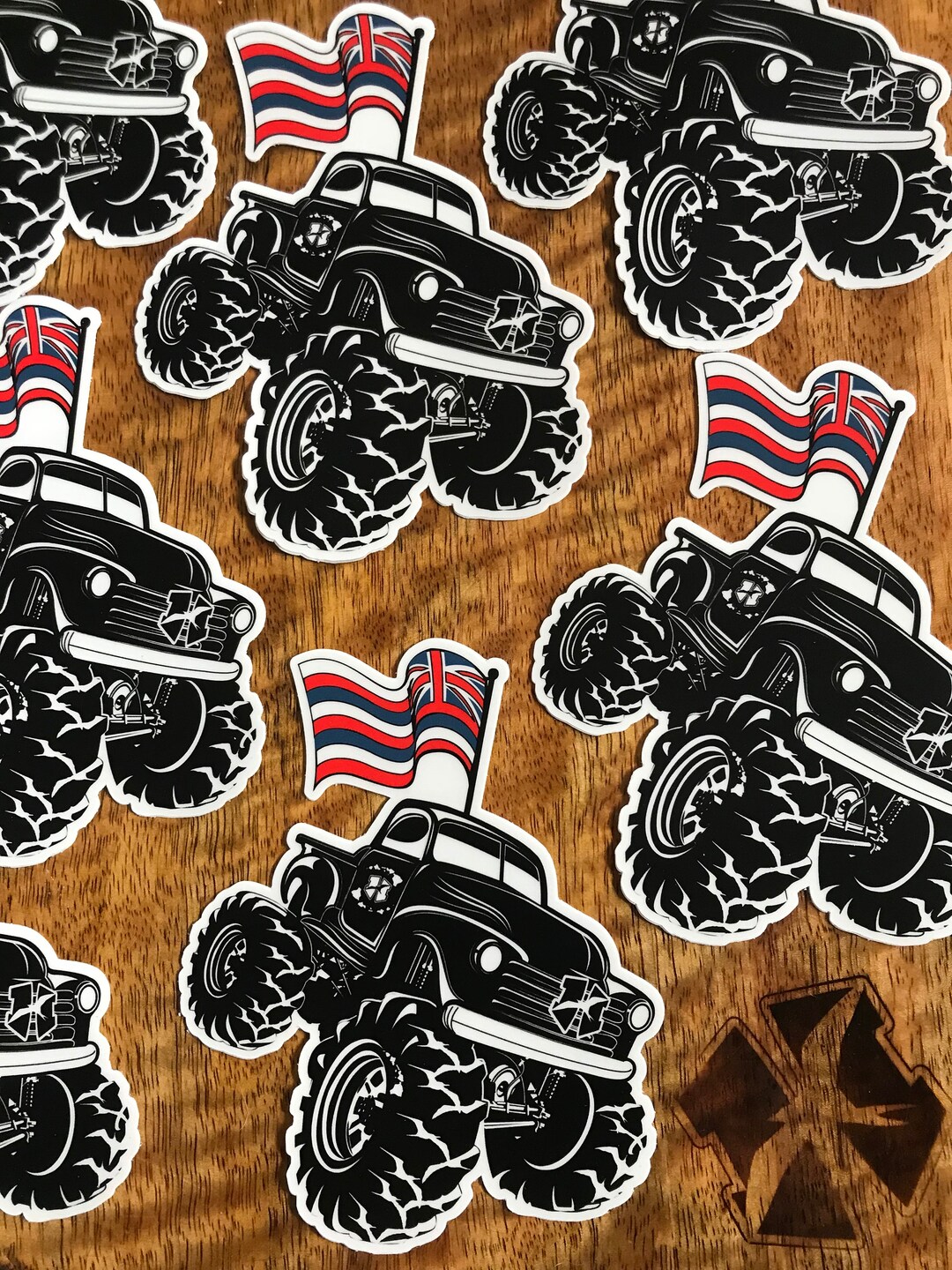 Kanaka Monster Truck Sticker - Etsy