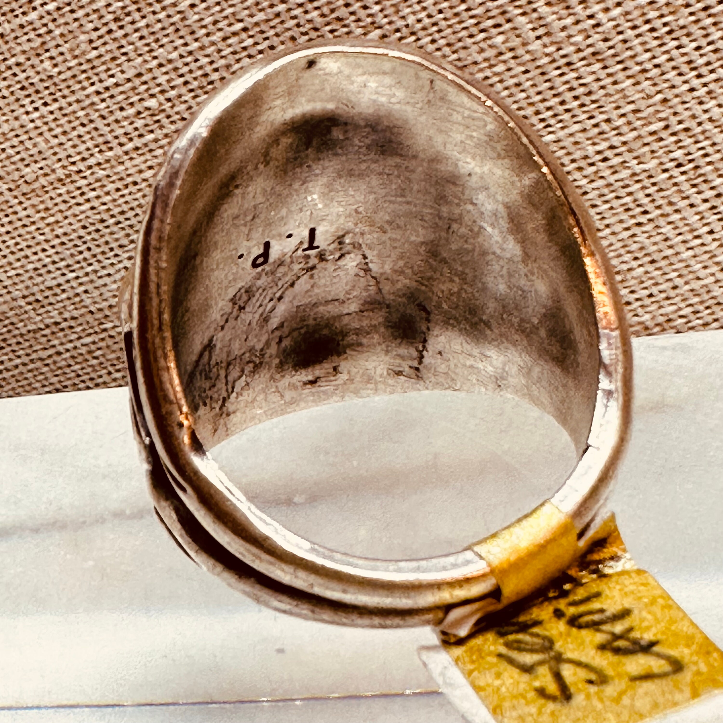 Signed Thomas Platero Sterling Silver & Lapis Mens Ring ~ Sz 11 - Etsy