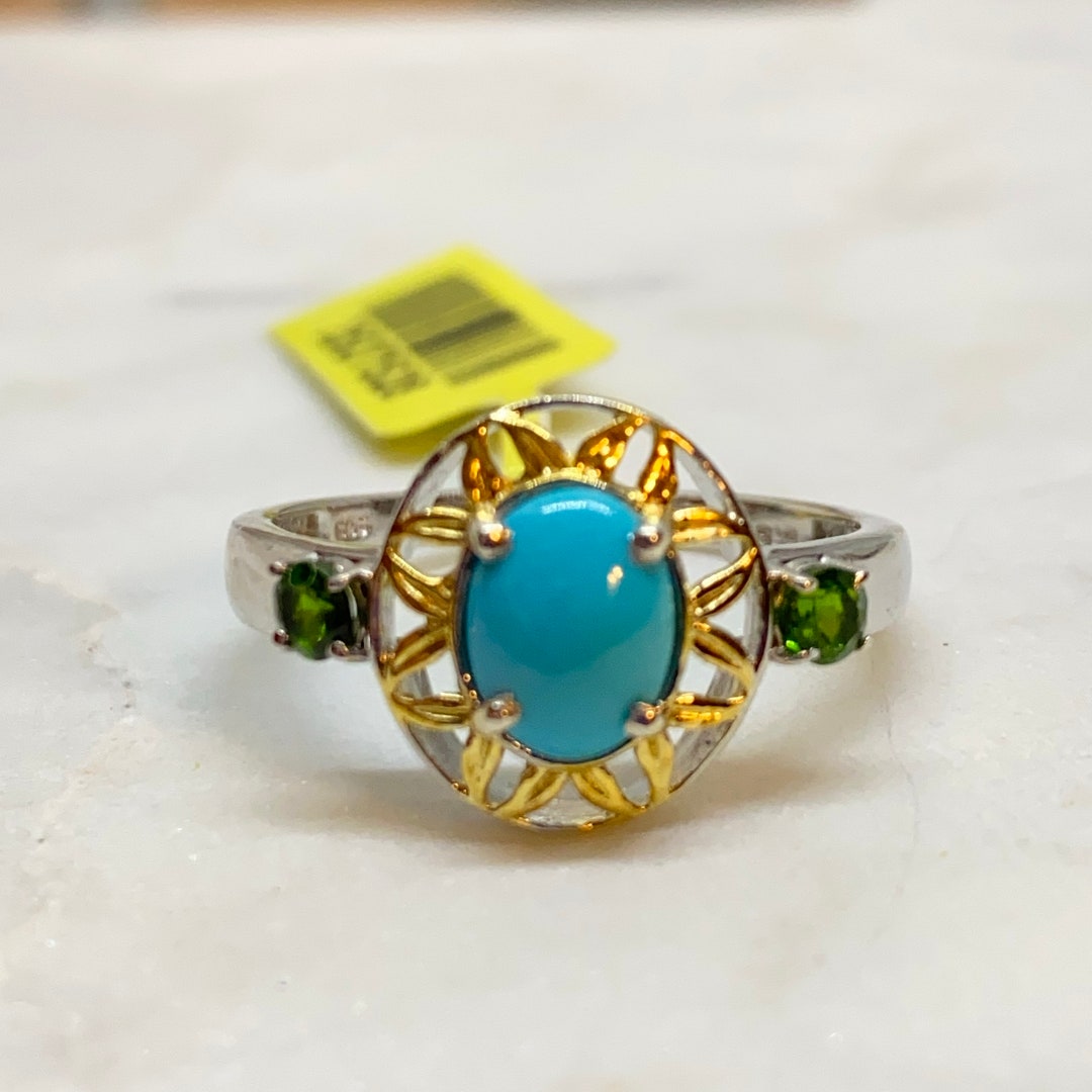 Chuck Clemency NYCII STS Sleeping Beauty Turquoise & Emerald 925 ...