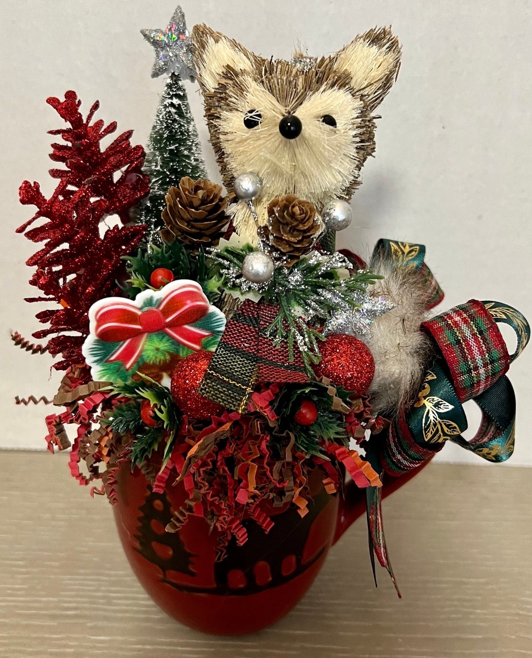 Christmas Assemblage “woodland Holiday!” - Etsy