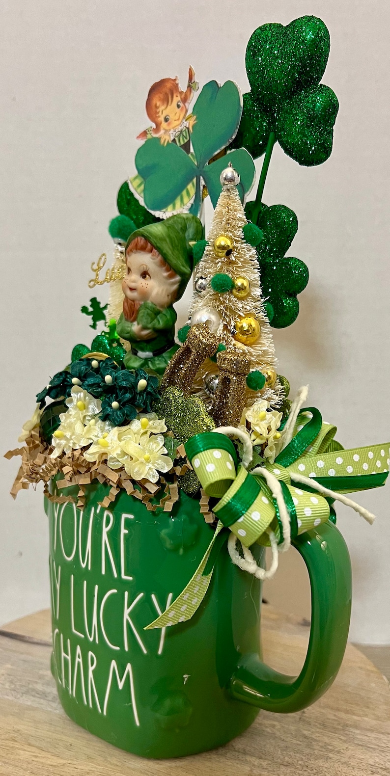 St. Patricks Day youre My Lucky Charm Assemblage - Etsy