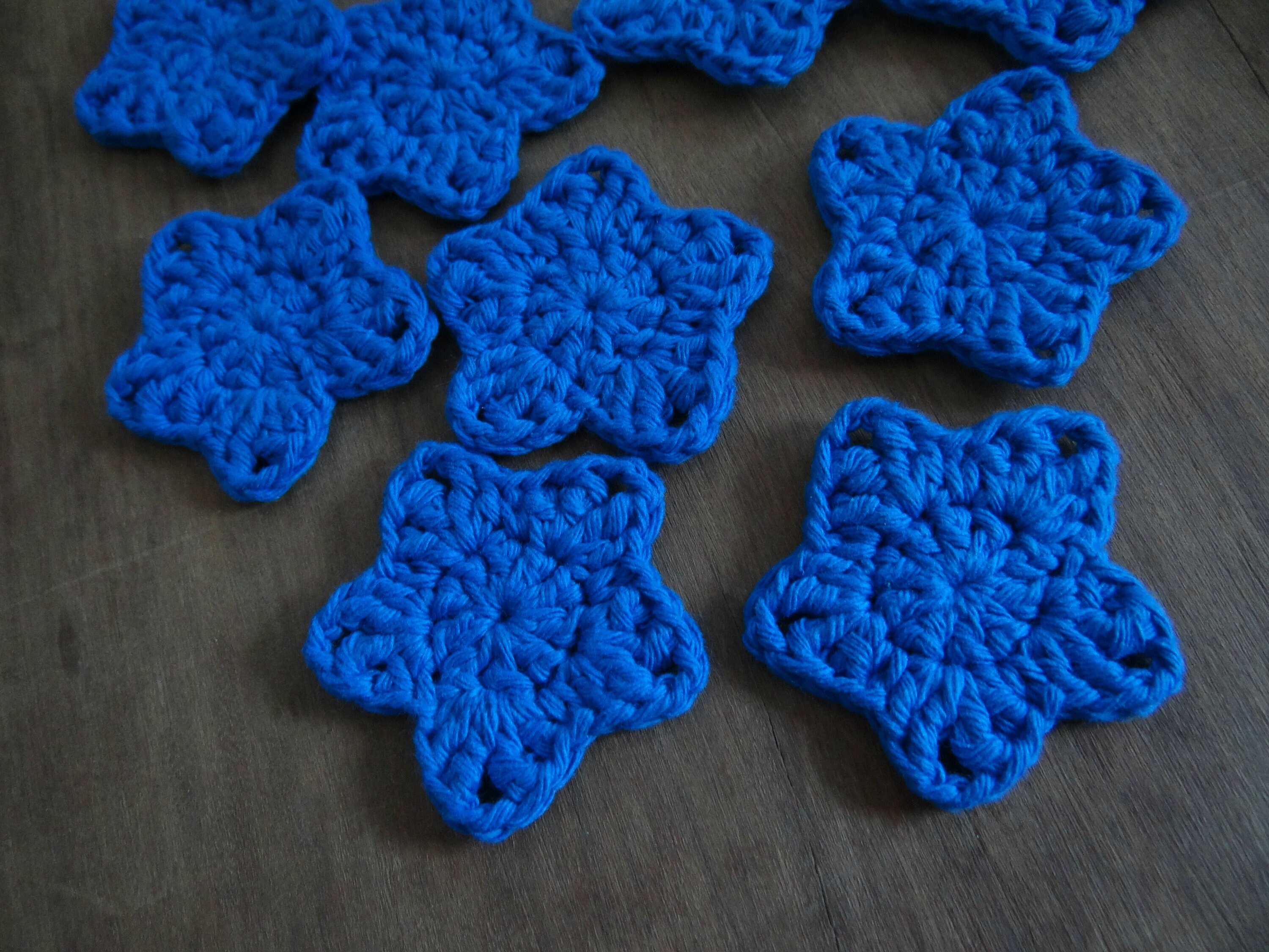 50 Pcs Mini Little Tiny Crochet Applique Stars MADE TO ORDER - Etsy