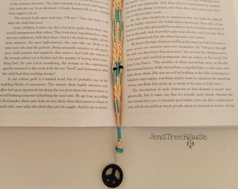 Peace Sign Bookmark | Etsy
