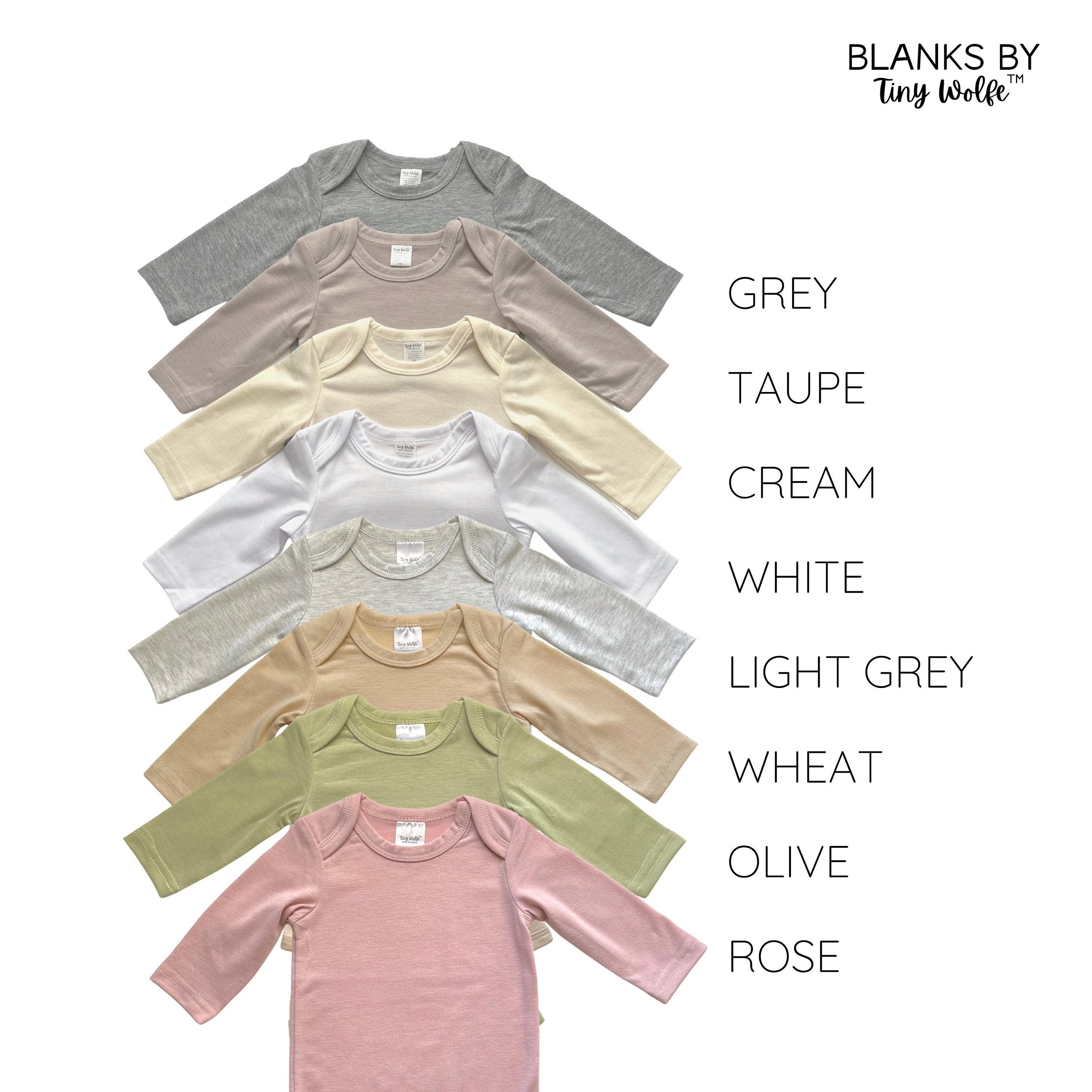 SUBLIMATION Baby Bodysuits, LONG SLEEVES, Polyester Sublimation Blanks ...