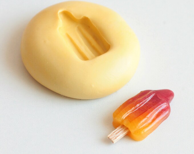 Silicone Popsicle Ice Cube Mold 1.6cm. for Fimo, Resin, Airclay ...