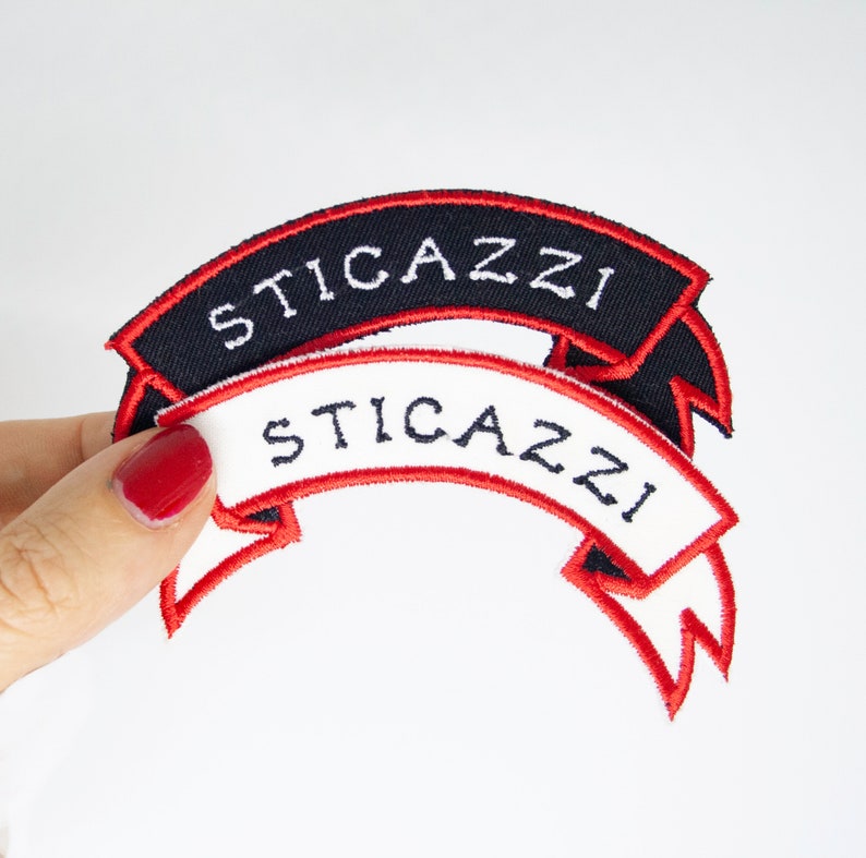 Sticazzi Banner Sew on Patch - Etsy