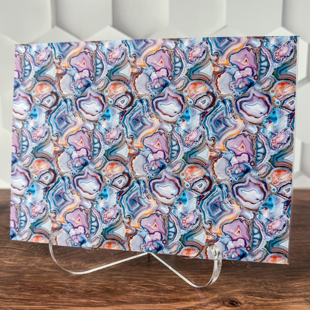 Geode UV Printed Acrylic Sheets | Patterned Acrylic for Laser Cutting ...