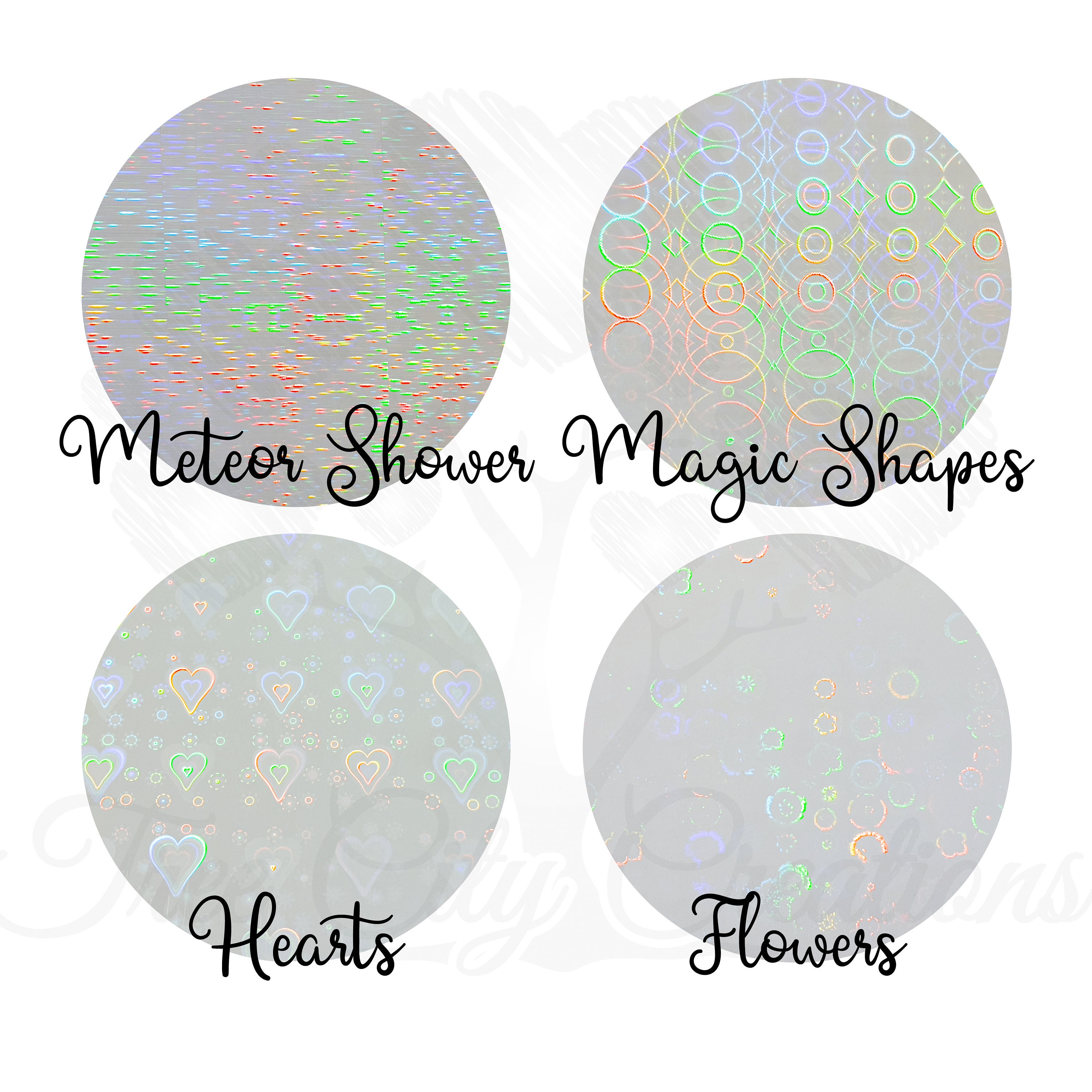 Holographic Overlay Holographic Sticker Overlay Self | Etsy