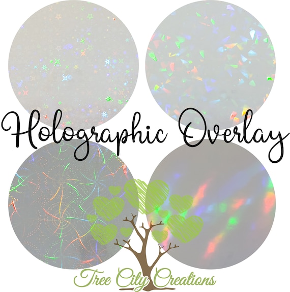 Transparent Holographic Overlay Holographic Sticker Overlay - Etsy