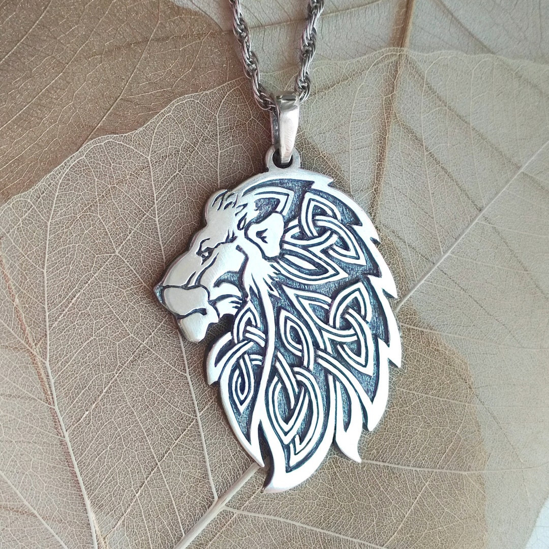 Elegant Silver 925 Lion Pendant: A Regal Addition to Your Jewelry ...
