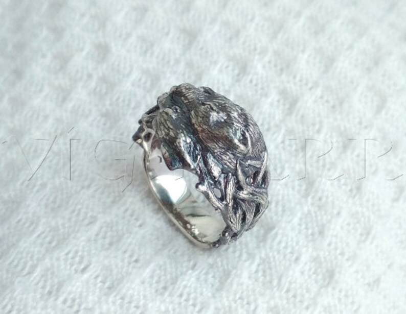 Wolf Pack Set.silver Wolf Ring and Wolf Pendant.wolf Pendant.wolf Totem ...