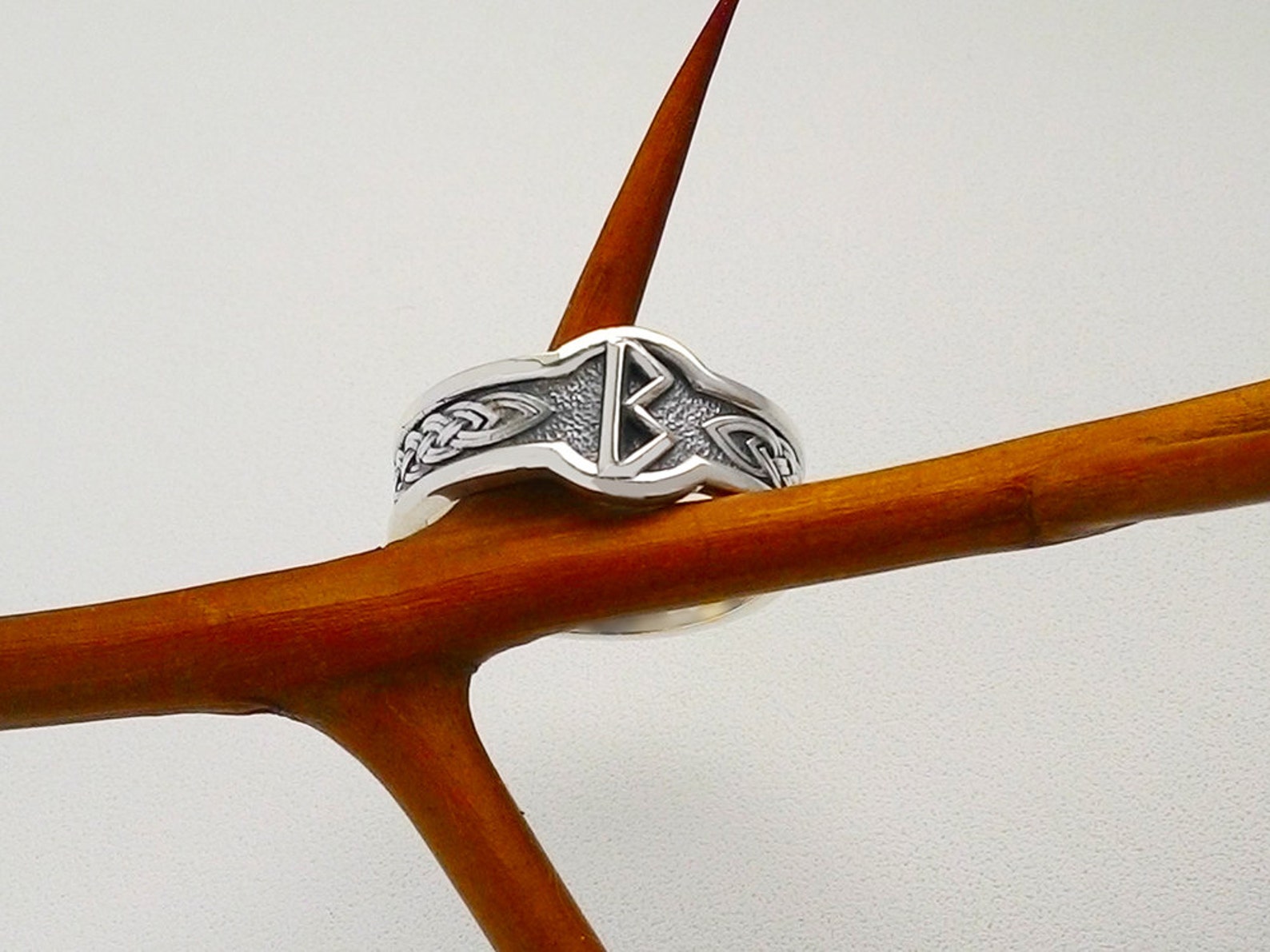 Berkana Rune.Berkano Rune.Runic Ring.Ring Viking.Rune | Etsy