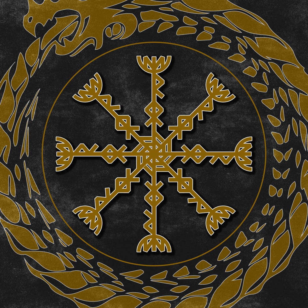 Custom Norse Bindrune - Digital Art for Travel Safety, Crafted to ...