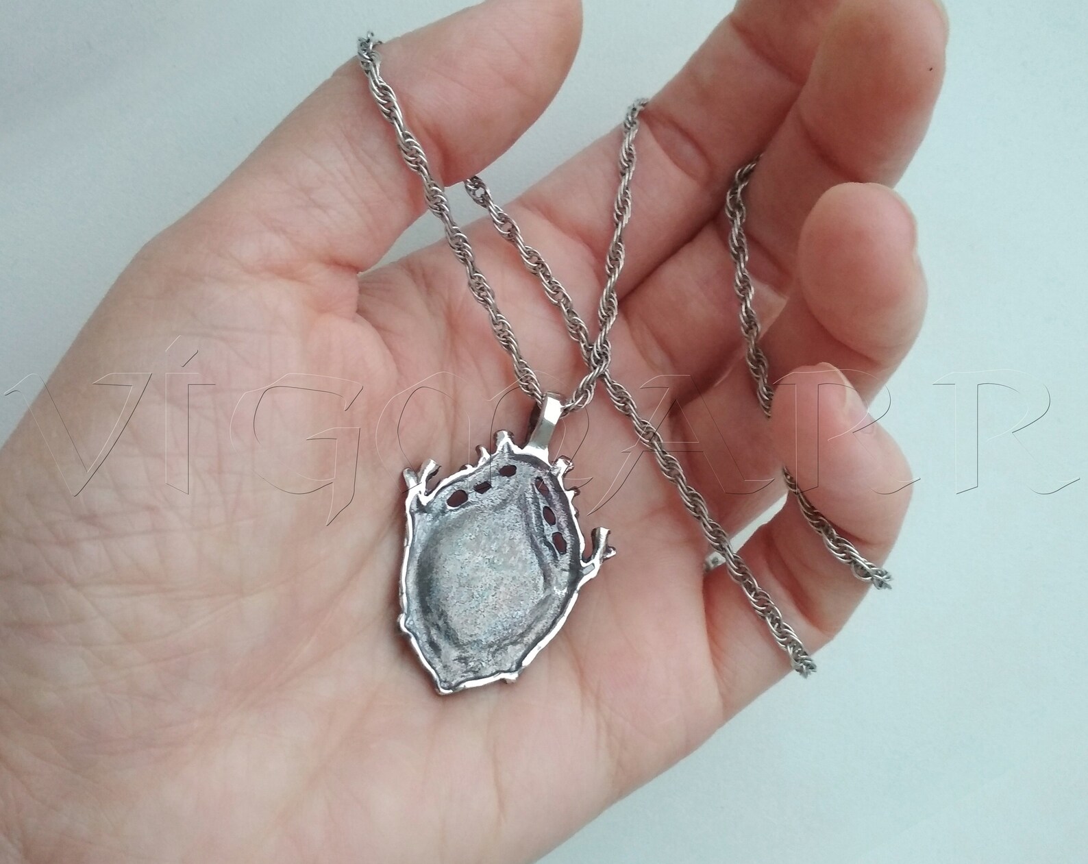 Algiz Rune.elhaz Rune.runic Pendant.viking Pendant.rune - Etsy