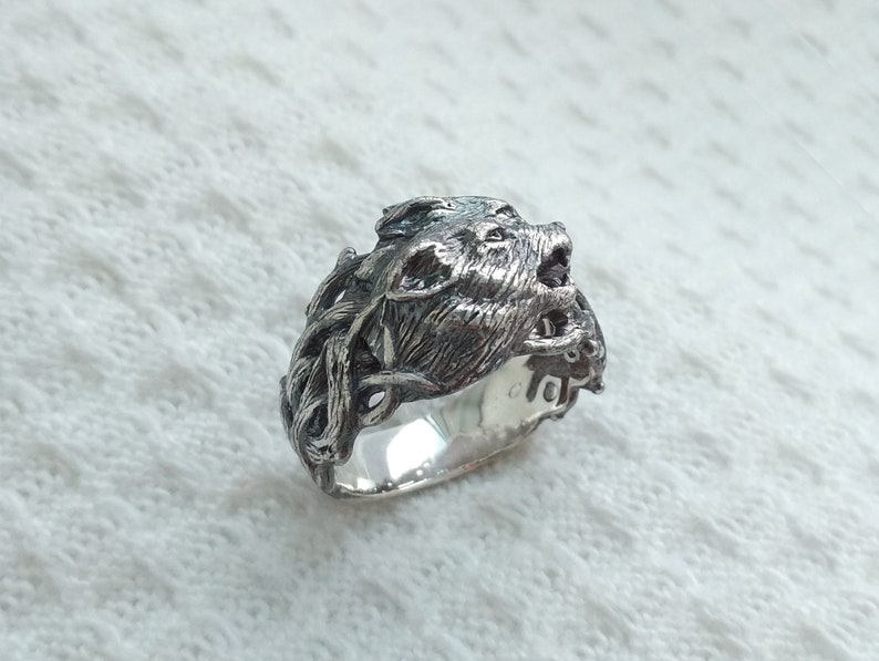 Wolf Pack Set.silver Wolf Ring and Wolf Pendant.wolf Pendant.wolf Totem ...