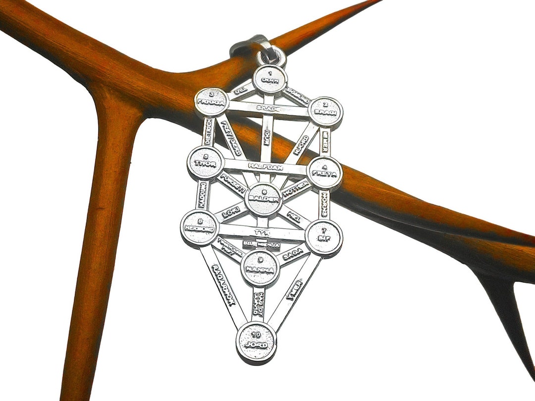 Asatru Symbol Necklace Yggdrasil Tree Pendant. Norse - Etsy