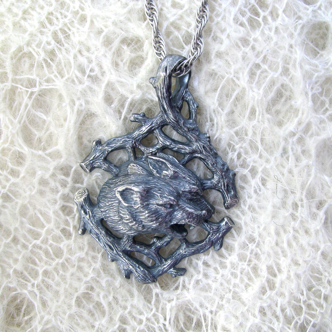 Handcrafted Wolf Pack Silver 925 Pendant - Wear the Spirit of the Wild ...