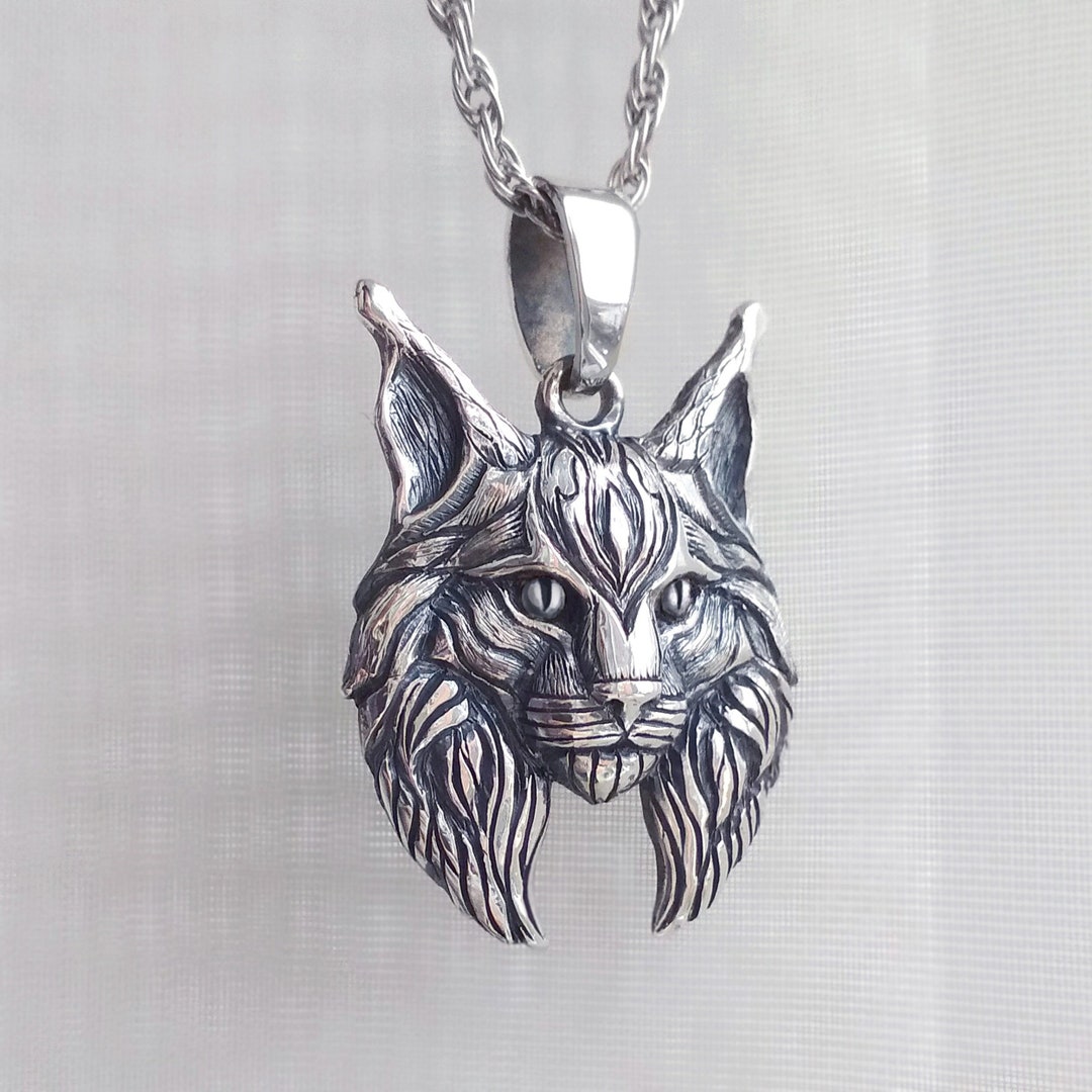 Roaming Grace: Luchs Halskette - Zarter Tier Symbol Anhänger für ...