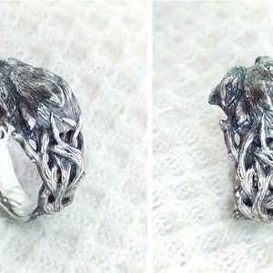 Wolf Pack Set.silver Wolf Ring and Wolf Pendant.wolf Pendant.wolf Totem ...