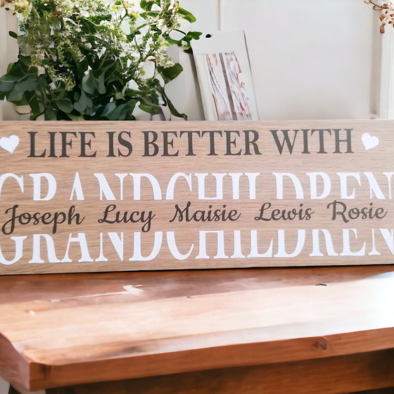 30 Grandchildren Sign - Etsy UK