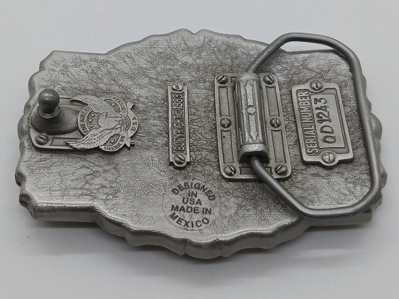 1983 Bald Eagle Belt Buckle, the Great American Buckle Co. Vintage ...