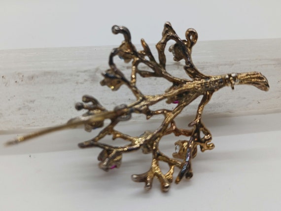 Vintage Family Tree Brooch; Tree of Life Jewelry with… - Gem