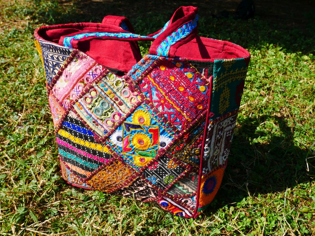 Hippie Shoulder Bag, Handmade Boho Bag, Colorful Festival Bag ...