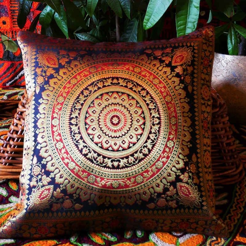 Mandala Pillow - Etsy