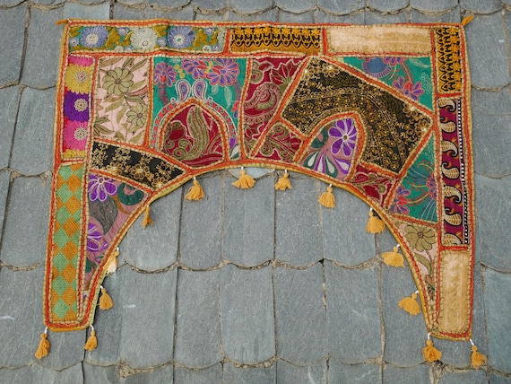 Vintage Saree Toran Indian Door Toran Colorful Window - Etsy Finland