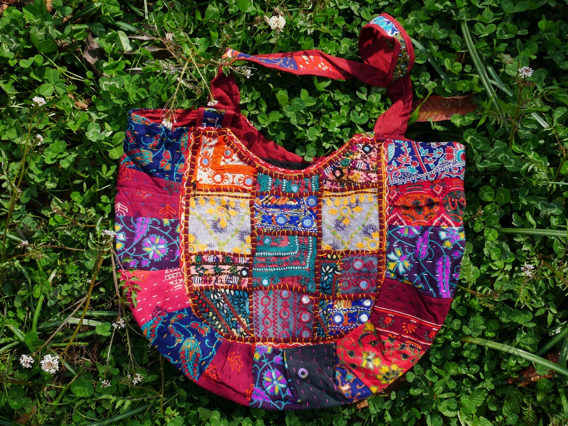 Boho Bag Colorful Hippie Bag Handmade Bohemian Shoulder | Etsy