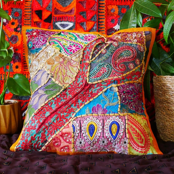 Patchwork Pillows - Etsy