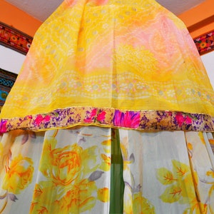 Saree Canopy Boho Hanging Tent Indian Bed Canopy - Etsy