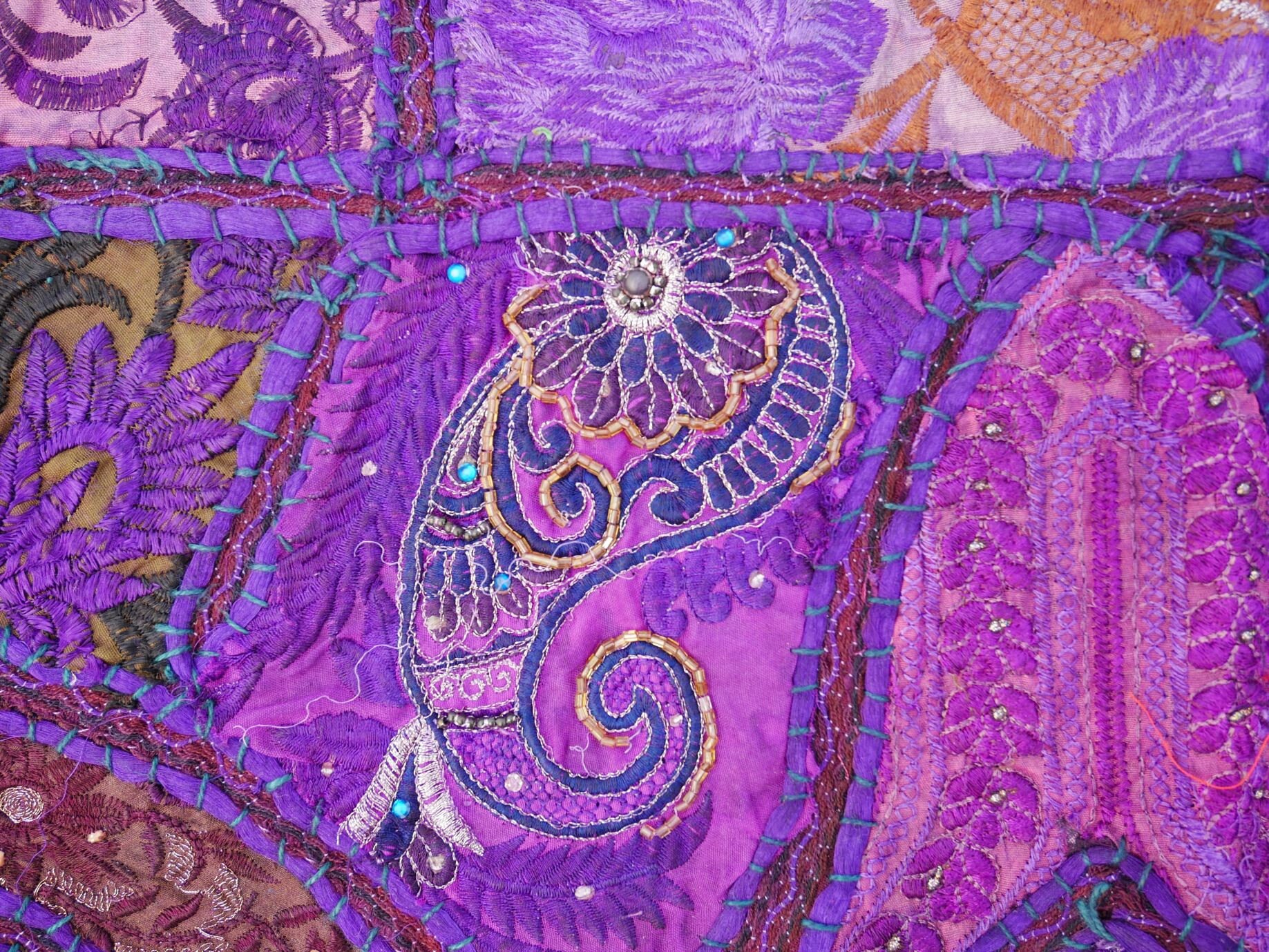 Indian Toran Saree Patchwork Door Valence Colorful Window - Etsy