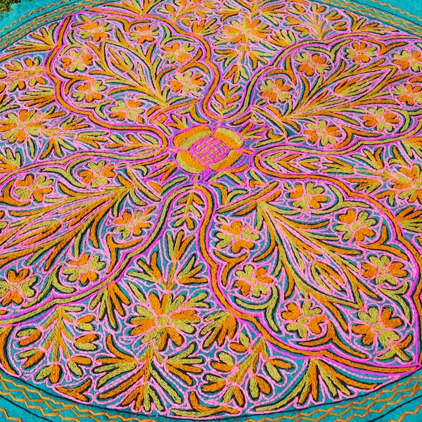 Round Boho Rug - Etsy