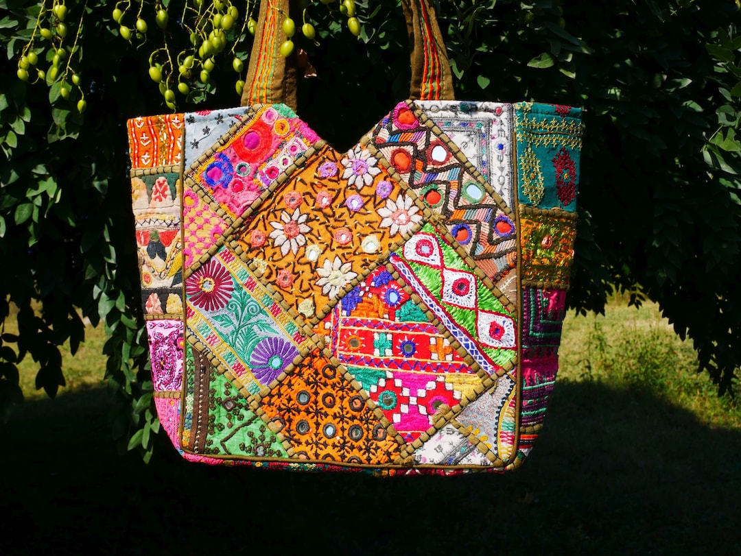 Handmade Boho Bag, Hippie Bag, Patchwork Hand Bag Hobo Bag, Festival ...