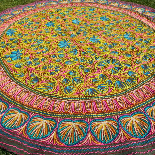 Large Round Rug - Etsy