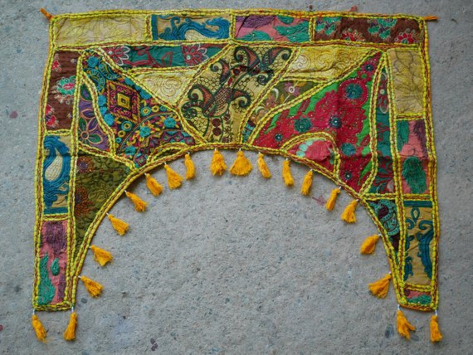 Vintage Saree Toran Indian Door Toran Colorful Window | Etsy