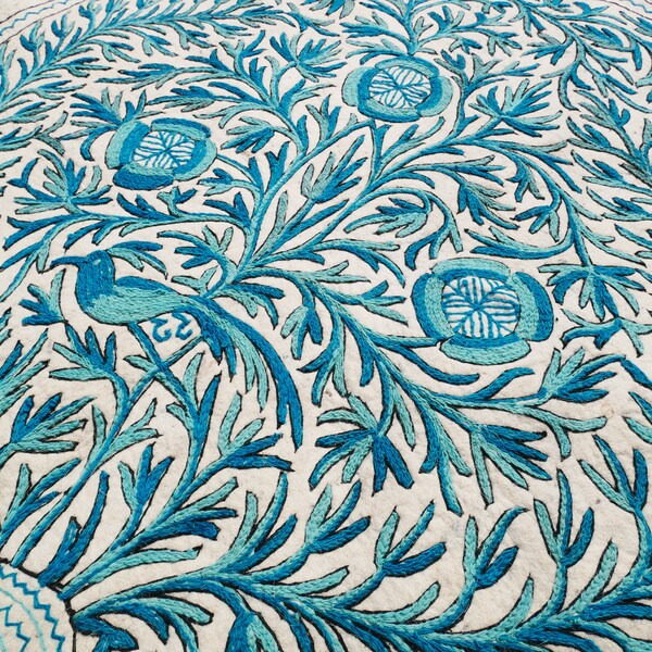 Blue Round Rug - Etsy