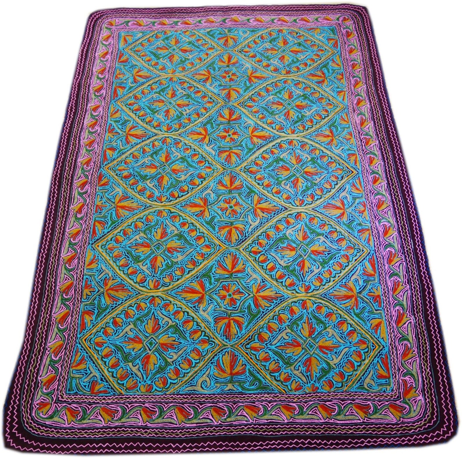 Large Wool Rug Handmade Area Rug himalayan Jewel | Etsy