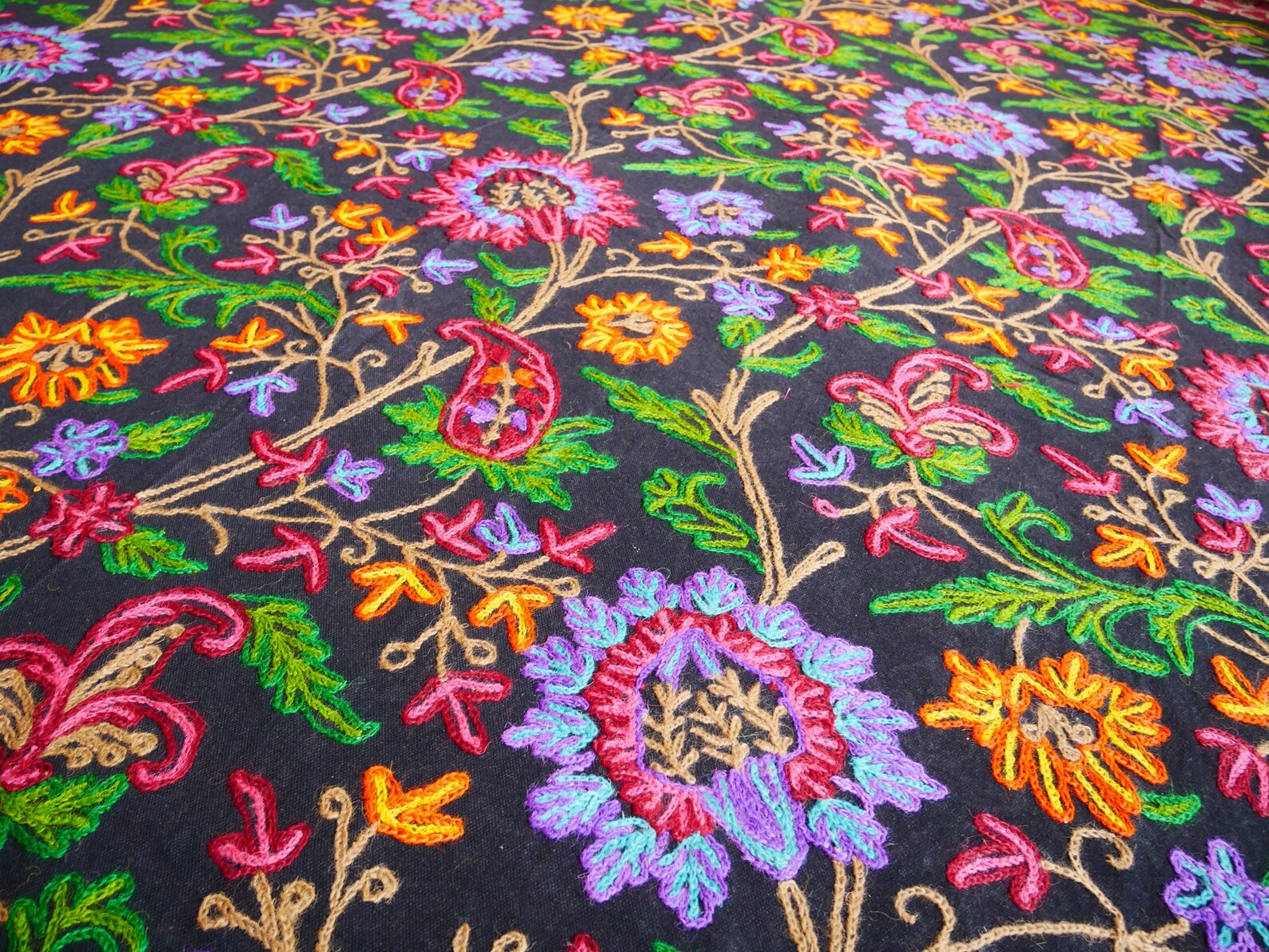 Boho Bedding dream of Kashmir Luxury Bed Cover | Etsy