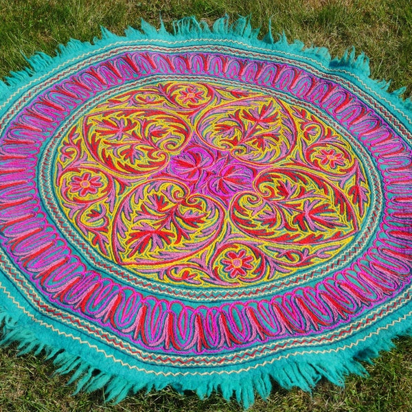 Colorful Mandala Area Rug - Etsy