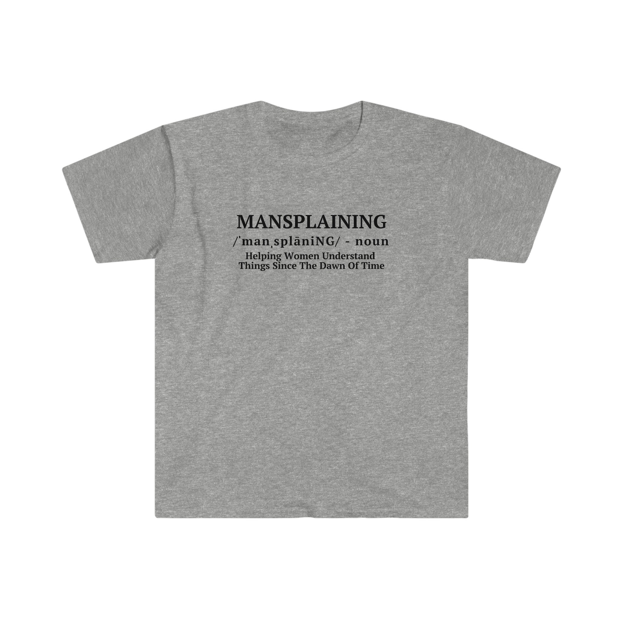 Hilarious Mansplaining Dictionary Definition Design T-shirt - Etsy