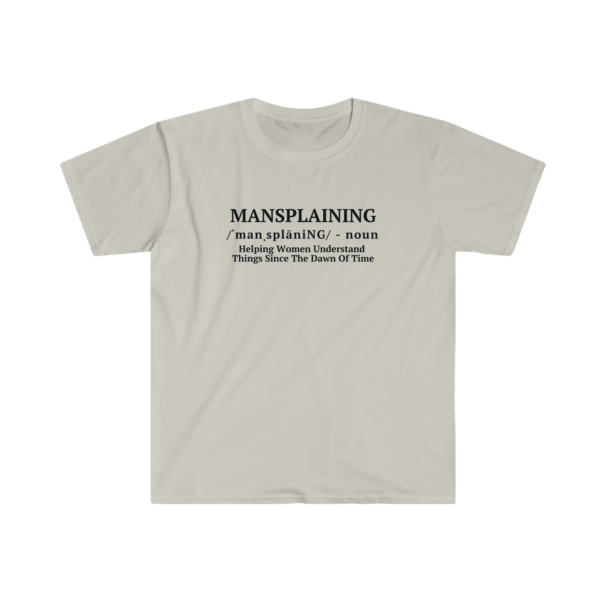 Hilarious Mansplaining Dictionary Definition Design T-shirt - Etsy