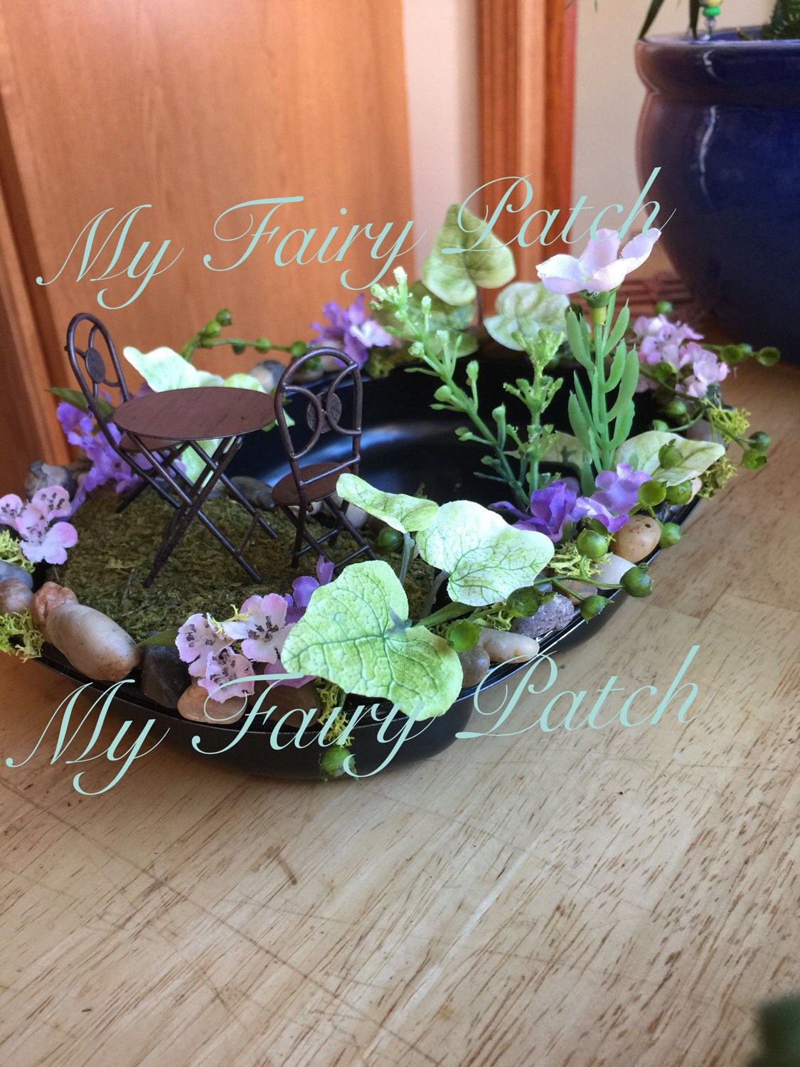 Miniature Fairy Pond, Handmade Miniature Pond, Fairy Garden Pond, OOAK ...