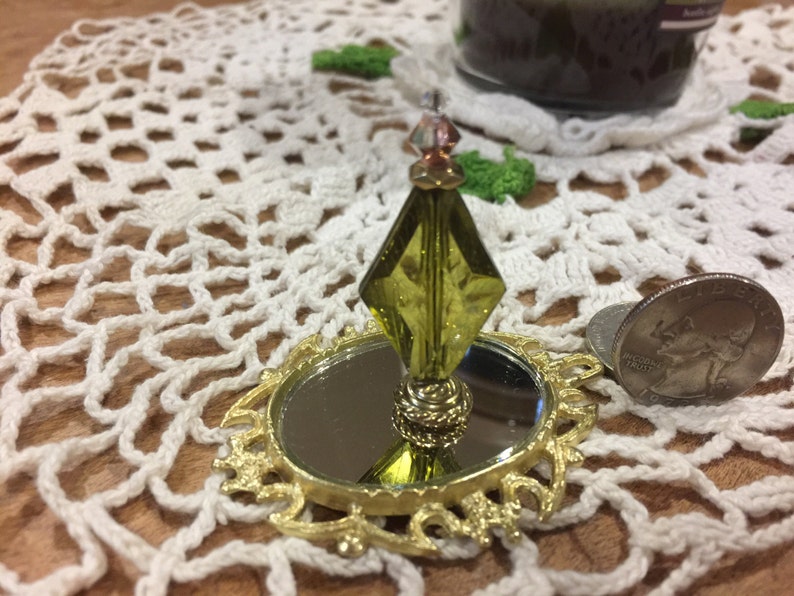 Miniature Perfume Bottle, Green Diamond Bottle, Miniature Liquor Bottle ...
