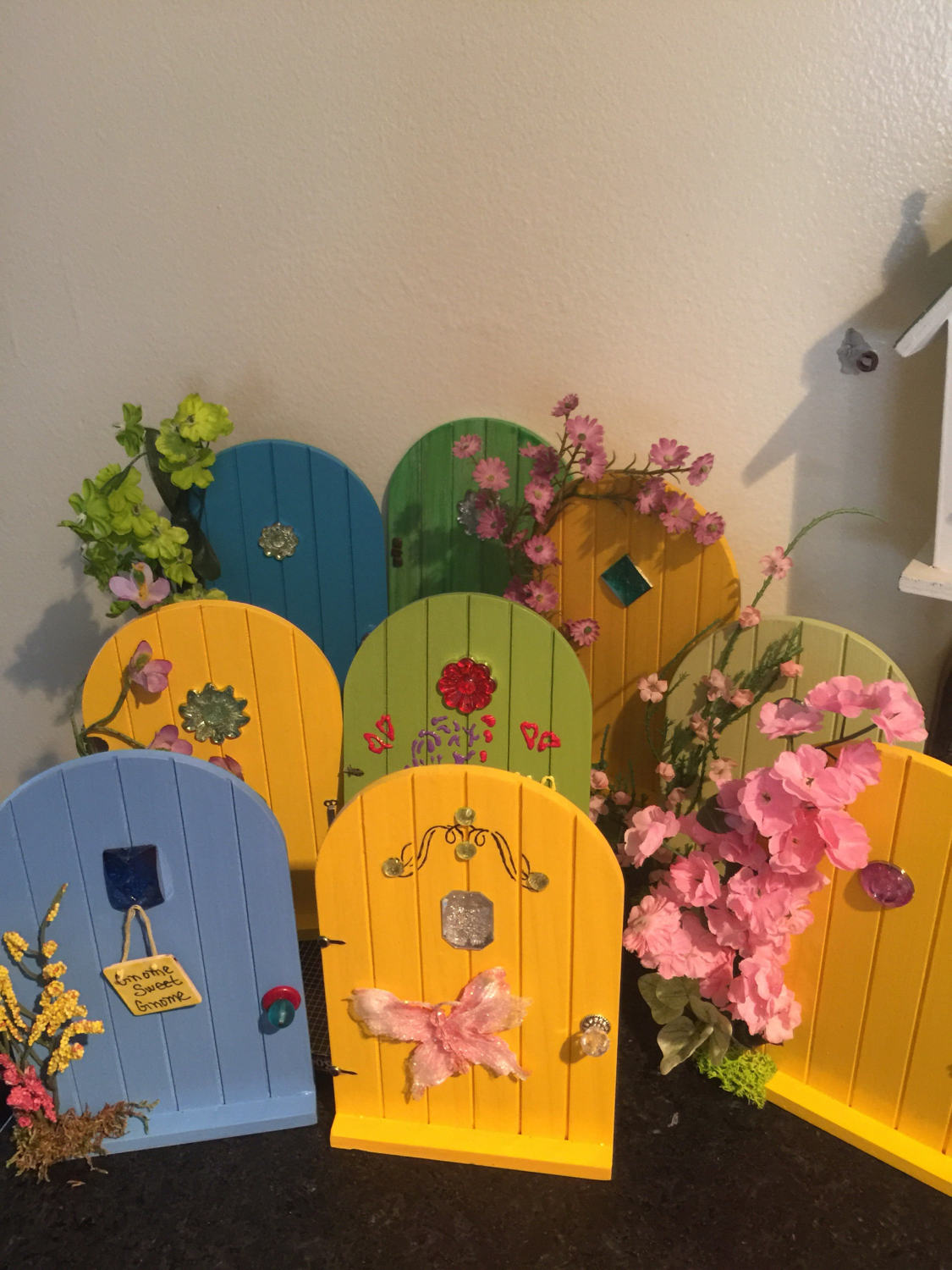 Miniature Fairy Door Spring Collection Fairy Door Gnome - Etsy